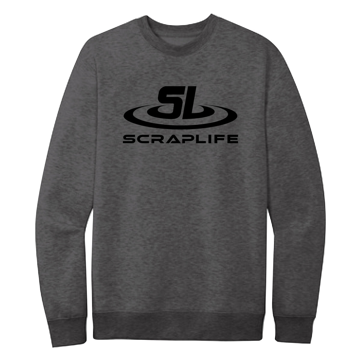 Scraplife SL Logo Crew Neck Sweatshirt - Gunmetal Heather